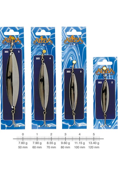 Alba 303 Lüfer Kaşık No : 0