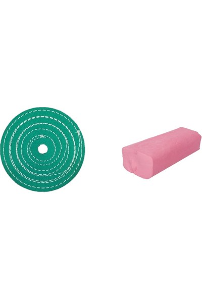 Can 150 mm Dikişli Polisaj Keçesi ve Marpol Pembe Cila Takımı