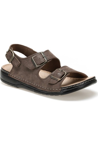 Polaris 91.150571.M Kahverengi Erkek Klasik Sandalet