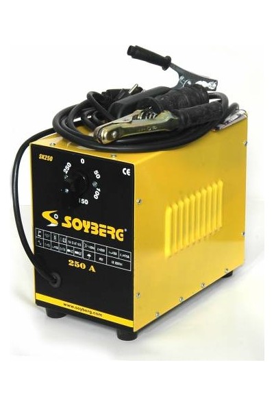 Soyberg 250 Amper Profesyonel Tip Kademeli Kaynak Makinesi Soyberg 250 Amper Profesyonel Tip Kademeli Kaynak Makinesi