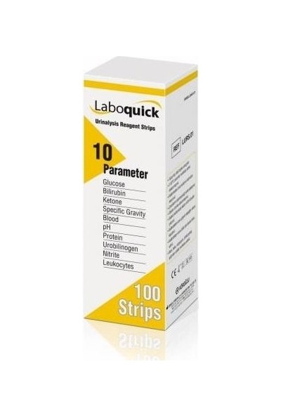 Laboquick İdrar Analiz Stribi ( 10 PARAMETRE-100 Test ) Laboquick İdrar Analiz Stribi ( 10 PARAMETRE-100 Test )