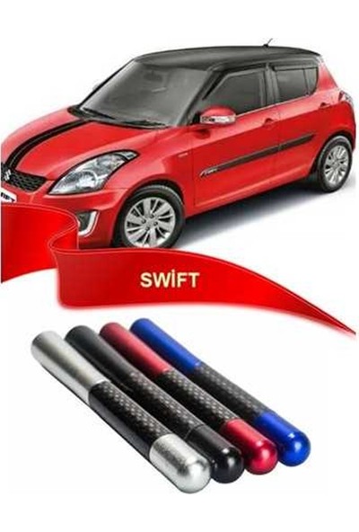 Carub Anten Çubuk Gümüş Karbon Siyah 12 Cm