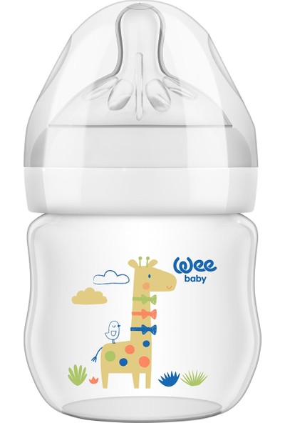 Wee Baby Natural PP Biberon 125 ml - ZÜRAFA Wee Baby Natural PP Biberon 125 ml - ZÜRAFA