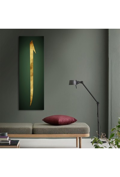 Kanvas Tablo Market Yeşil Elif Kanvas Tablo