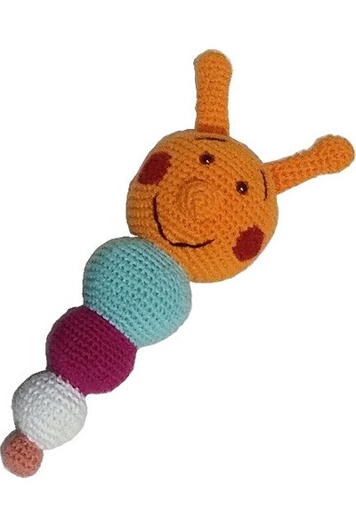 Göznuru Ami̇gurumi̇ Tırtıl Çıngırak