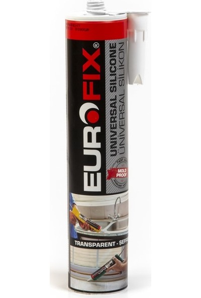 Eurofix Silikon Kartuş Şeffaf 280gr