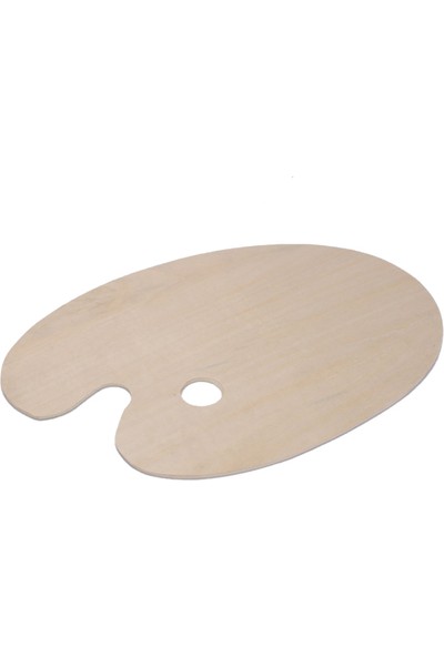 Hobi24 Ahşap Oval Palet 20 x 30 cm