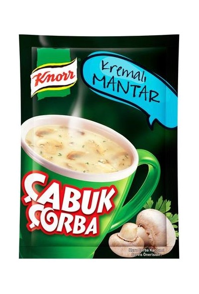 Knorr Kremalı Mantar Çabuk Çorba 19 gr Knorr Kremalı Mantar Çabuk Çorba 19 gr