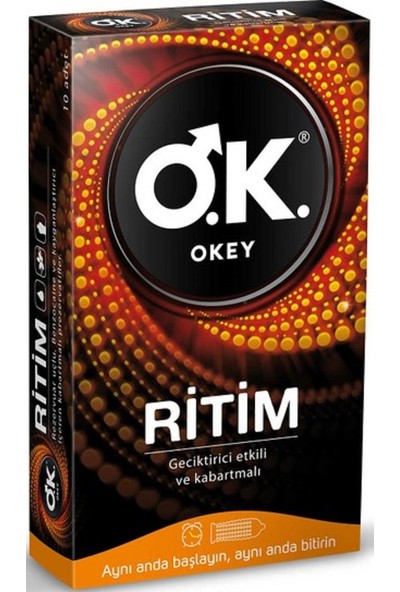 Okey Ritim Prezervatif 10'lu Okey Ritim Prezervatif 10'lu