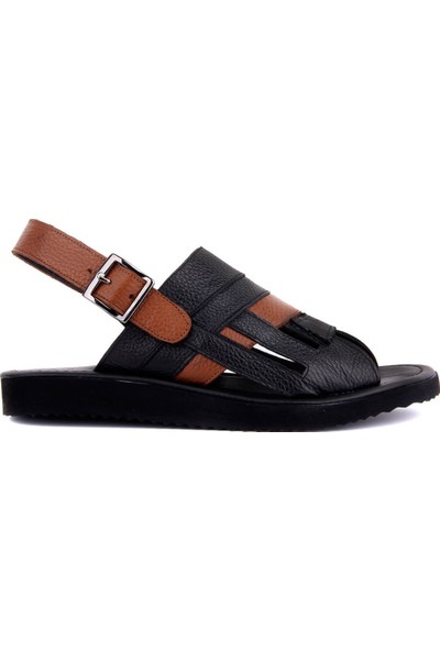 Sail Laker's Siyah, Taba Deri Erkek Sandalet Sail Laker's Siyah, Taba Deri Erkek Sandalet