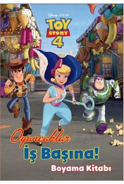 Disney Toy Story 4 Oyuncaklar İş Başında Boyama Kitabı