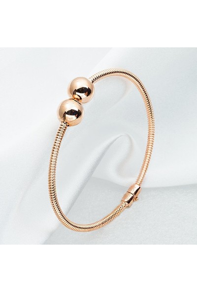 Favori Gold Toplu 14 Ayar Rose Altın Bilezik