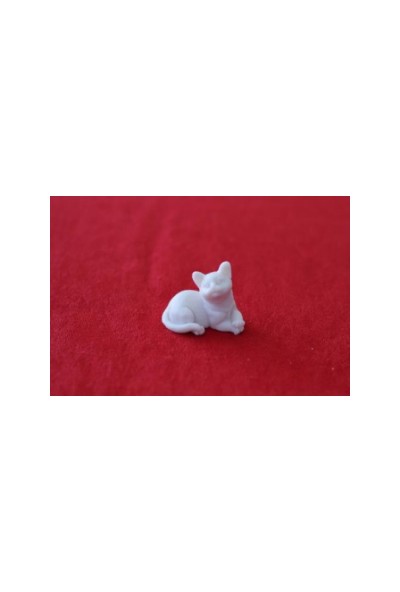 Kokita Simo Silikon Oturan Kedi Silikon Kalıp Sabun ve Kokulu Taş Kalıbı