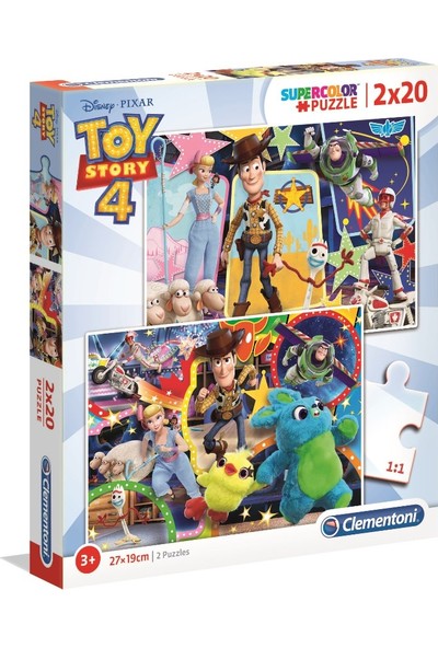 Clementoni 2 x 20 Parça Puzzle Toy Story 4