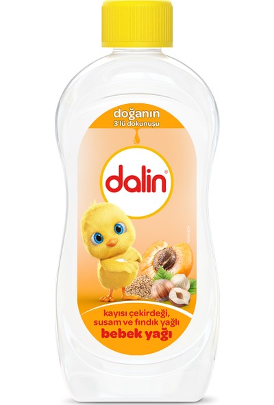 Dalin Kayısı Çekirdeği, Susam ve Fındık Yağı Özlü Bebek Yağı 300 ml