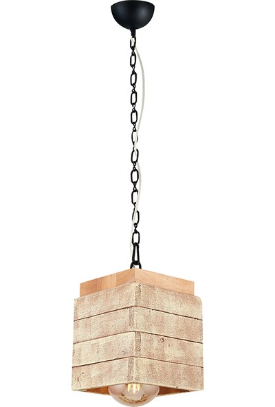 Özcan Aydınlatma 4730-16,04 Tekli Beton Avize KAHVE Özcan Aydınlatma 4730-16,04 Tekli Beton Avize KAHVE