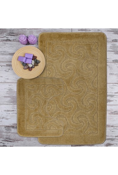 Banyo Seti 2'Li Klozet Takımı Altın Rengi Banyo Seti 2'Li Klozet Takımı Altın Rengi