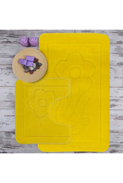 Banyo Seti 2'Li Klozet Takımı Sarı Banyo Seti 2'Li Klozet Takımı Sarı