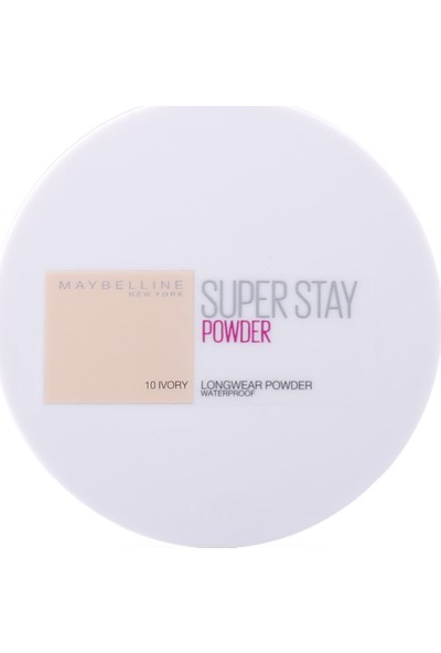 Maybelline New York Superstay 24H Pudra - 10 Ivory Maybelline New York Superstay 24H Pudra - 10 Ivory