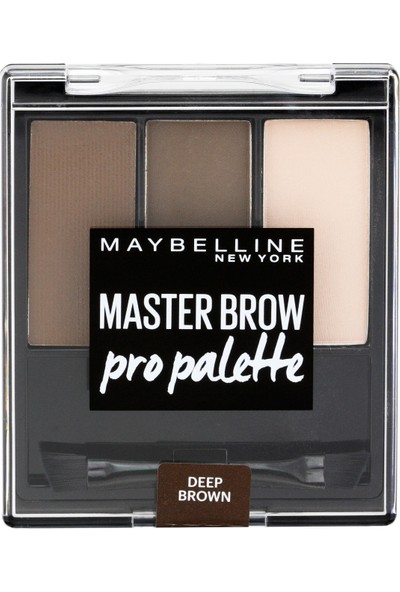 Maybelline New York Master Brow Pro Kaş Paleti - 04 Koyu Ton
