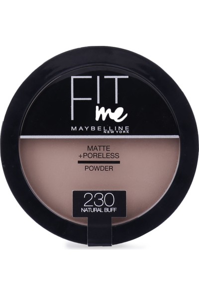 Maybelline New York Fit Me Matte+Poreless Pudra - 230 Natural Buff Maybelline New York Fit Me Matte+Poreless Pudra - 230 Natural Buff