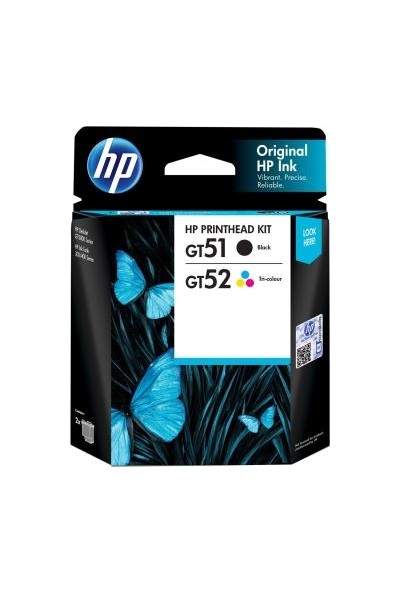 Hp 3Jb06Aa Gt51 / Gt52 Siyah+Renkli Baskı Kafası (M0H50A+M0H51A) Deskjet Gt5810, Gt5820 Hp 3Jb06Aa Gt51 / Gt52 Siyah+Renkli Baskı Kafası (M0H50A+M0H51A) Deskjet Gt5810, Gt5820