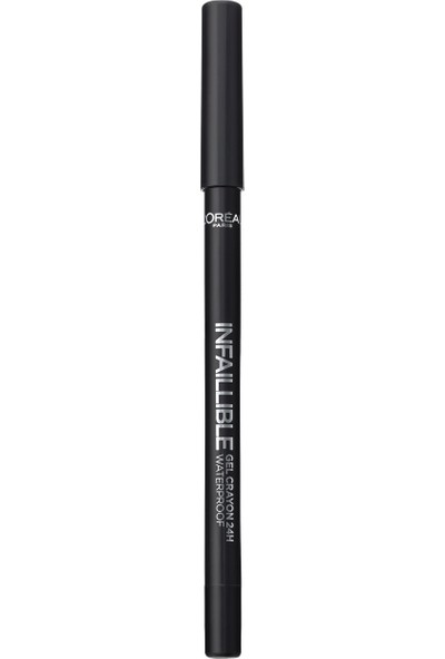 L'Oréal Paris Infaillible Gel Crayon Göz Kalemi 01 Back to Black - Siyah L'Oréal Paris Infaillible Gel Crayon Göz Kalemi 01 Back to Black - Siyah