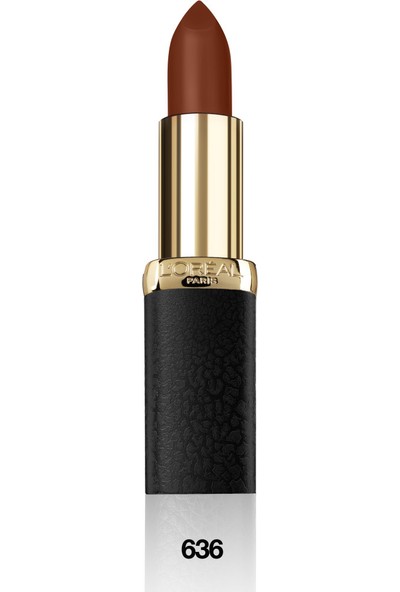 L'Oréal Paris Color Riche Matte Addiction Ruj 636 Mahogany Studs - Kahverengi L'Oréal Paris Color Riche Matte Addiction Ruj 636 Mahogany Studs - Kahverengi