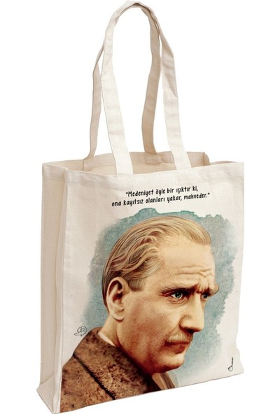 Atatürk 3 - Aforizma Bez Çanta