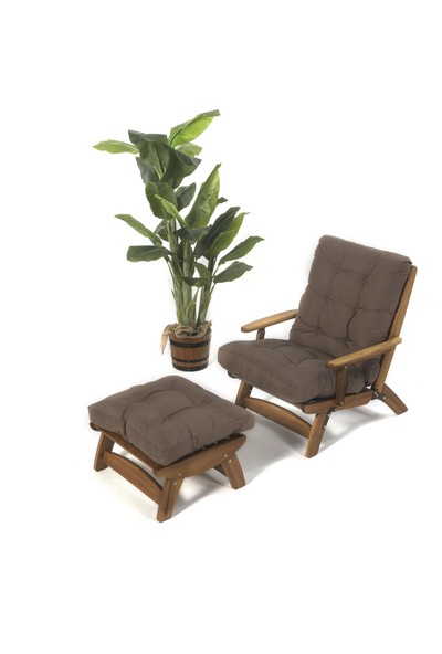 İntersystem Coffee Dış Mekan Konfor Bahçe Koltuk Ve Ayak Uzatma Takım By