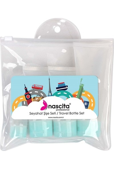Nascita 4lü Şefaf Seyahat Kiti -01 Nascita 4lü Şefaf Seyahat Kiti -01