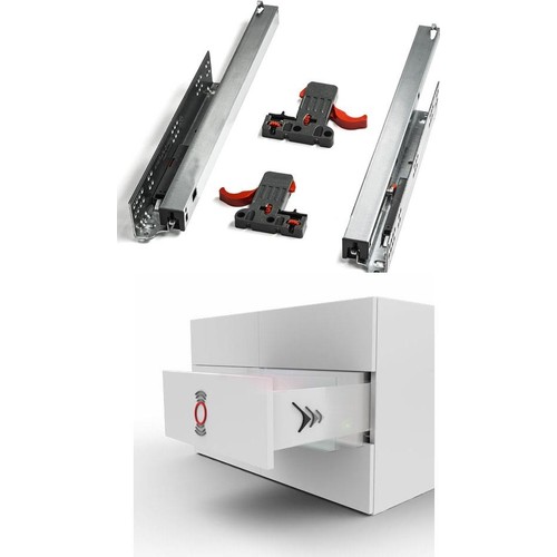 Samet Full- Tam Açılım Push Open( Bas- Aç) Ray 400 Mm Fiyatı