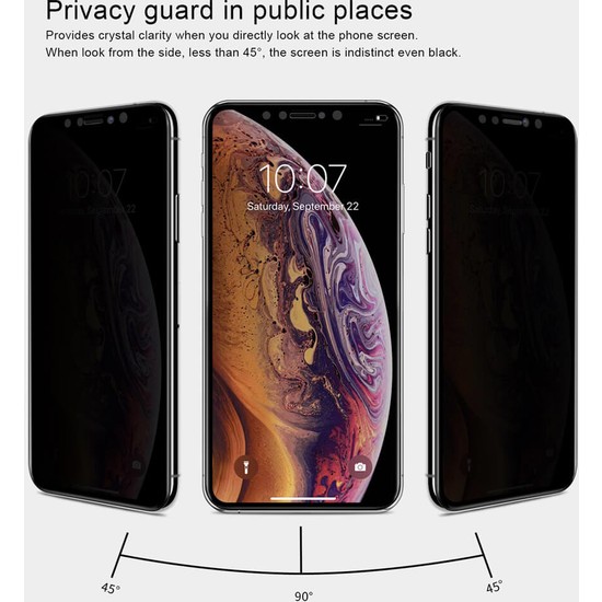 Microsonic Apple iPhone XS Privacy 5D Gizlilik Filtreli Cam Fiyatı