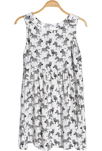 Zehhar Kız Çocuklarına Yumuşak ve Ince Dokulu Viskon Elbise Zehhar Kız Çocuklarına Yumuşak ve Ince Dokulu Viskon Elbise