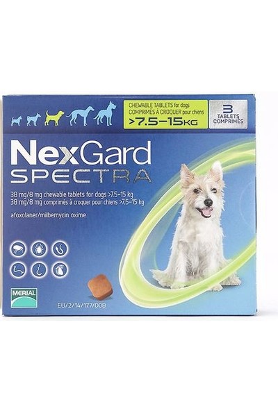 Elanco N.spectra 7.5-15 kg Köpekler Için Elanco N.spectra 7.5-15 kg Köpekler Için