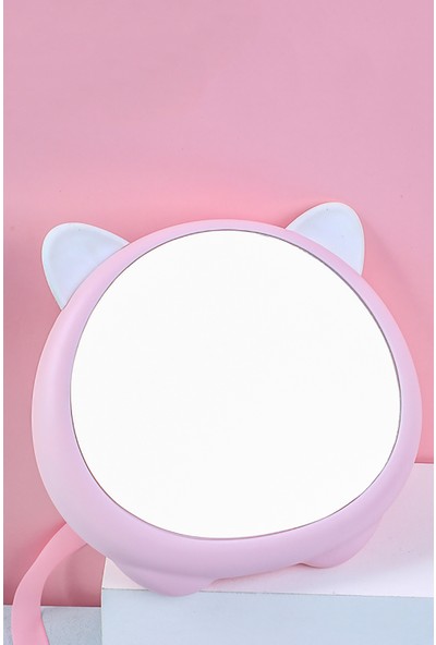 Yoyoso Masa Üstü Aynası Kuyruklu Kedi Pembe Yoyoso Masa Üstü Aynası Kuyruklu Kedi Pembe