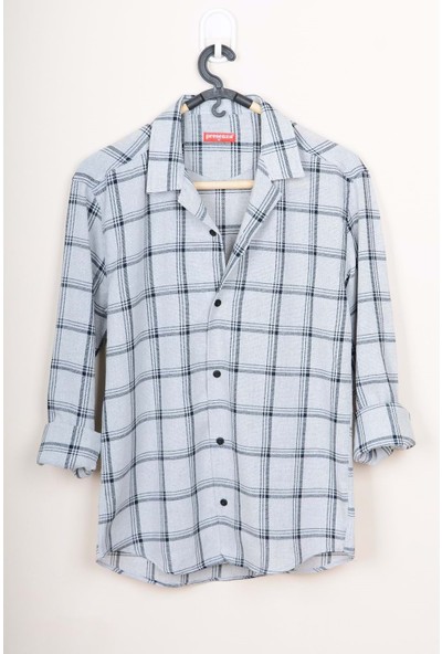 Edwox Erkek Örme Pamuklu Kumaş Slim Fit Kareli Gömlek TN2392 Edwox Erkek Örme Pamuklu Kumaş Slim Fit Kareli Gömlek TN2392