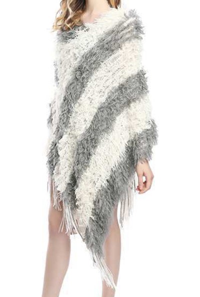 Peighusill Yuvarlak Yaka Örgü Kazak - Bej (Yurt Dışından) Peighusill Yuvarlak Yaka Örgü Kazak - Bej (Yurt Dışından)