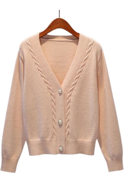 Peighusill Düz Renk Kazak - Haki (Yurt Dışından) Peighusill Düz Renk Kazak - Haki (Yurt Dışından)