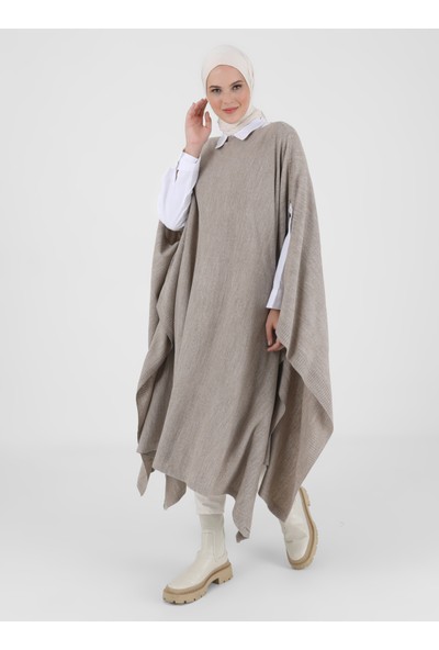 Refka Oversize Triko Panço - Vizon - Refka Casual Refka Oversize Triko Panço - Vizon - Refka Casual