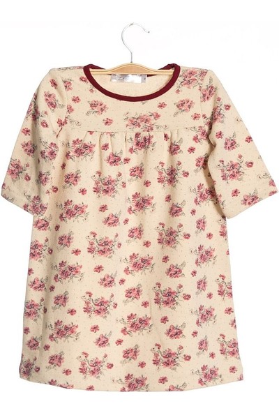 Zehhar Kız Çocuklarına Vintage Üç Iplik Elbise