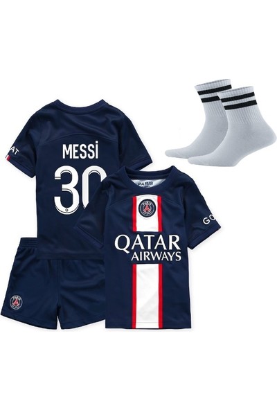 Yenteks Messi Paris Saint Germain 22/23 Sezon Çocuk Forması 3'lü Set Messi Paris Saint Germainn Yenteks Messi Paris Saint Germain 22/23 Sezon Çocuk Forması 3'lü Set Messi Paris Saint Germainn