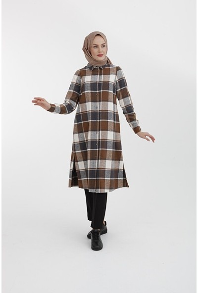 Armine 22KT410 Armine Trend Tunik (Yumuşak Uzun Kışlık Oduncu Gömleği) Armine 22KT410 Armine Trend Tunik (Yumuşak Uzun Kışlık Oduncu Gömleği)