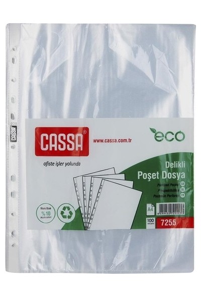 Cassa A4 Poşet Dosya 100 Adet Cassa A4 Poşet Dosya 100 Adet