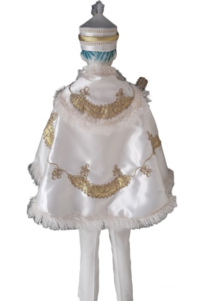 Kostumbu 9 Parça Sünnet Kıyafeti Krem-Gold San9