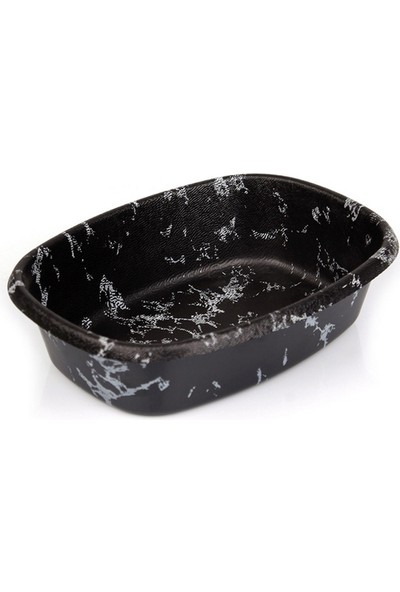 Bastonlu Evelin Köşeli Ekmeklik Mermer Desen 21 x 29 cm