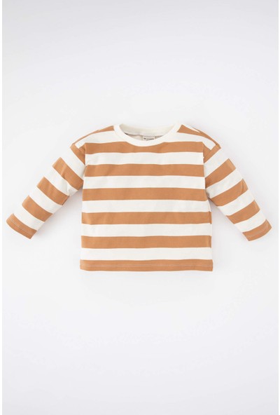 Defacto Erkek Bebek Regular Fit Bisiklet Yaka Uzun Kollu Uzun Kollu Tışört Z4929A222Wn Defacto Erkek Bebek Regular Fit Bisiklet Yaka Uzun Kollu Uzun Kollu Tışört Z4929A222Wn