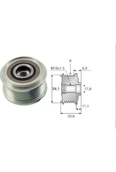 Valeo Alternatör Kasnagi Rulmanli Ducato Sucudo Boxer Jumper Partner Berlingo 2 0 Hdi 02 Mondeo 07 Valeo Alternatör Kasnagi Rulmanli Ducato Sucudo Boxer Jumper Partner Berlingo 2 0 Hdi 02 Mondeo 07