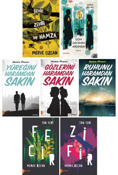 Merve Özcan 7 Kitap Set - Gün Gecenin Ardında Merve Özcan 7 Kitap Set - Gün Gecenin Ardında
