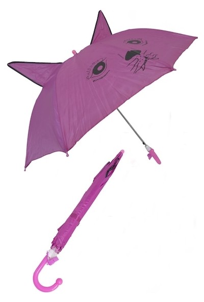 Zümrüt Çocuk Kulaklı ve Düdüklü Çocuk Şemsiyesi